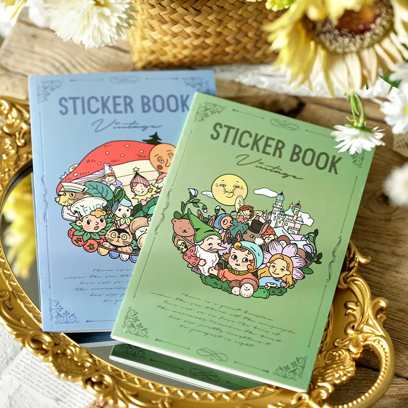 20-pcs-Vintage-Classical-fairy-tale-Large-size-Stickers-book-Decorative ...