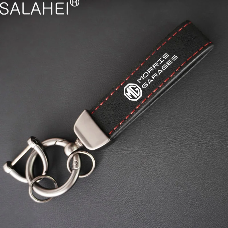 High-quality-Car-Gift-Suede-Keychain-Alloy-Keyring-For-MG-5-6-7-One-Zs ...
