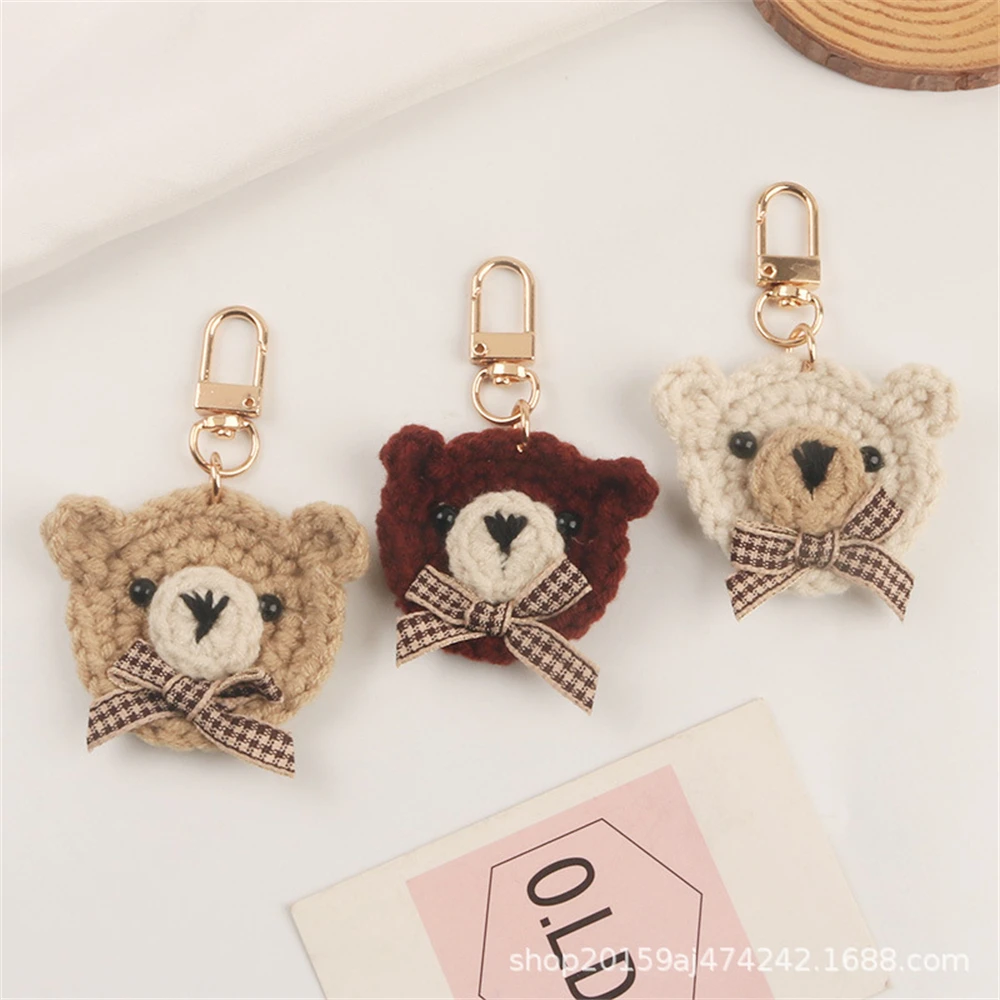 Cute-Plush-Bear-Keychain-Girls-Cartoon-Small-Animal-Keyring-for ...