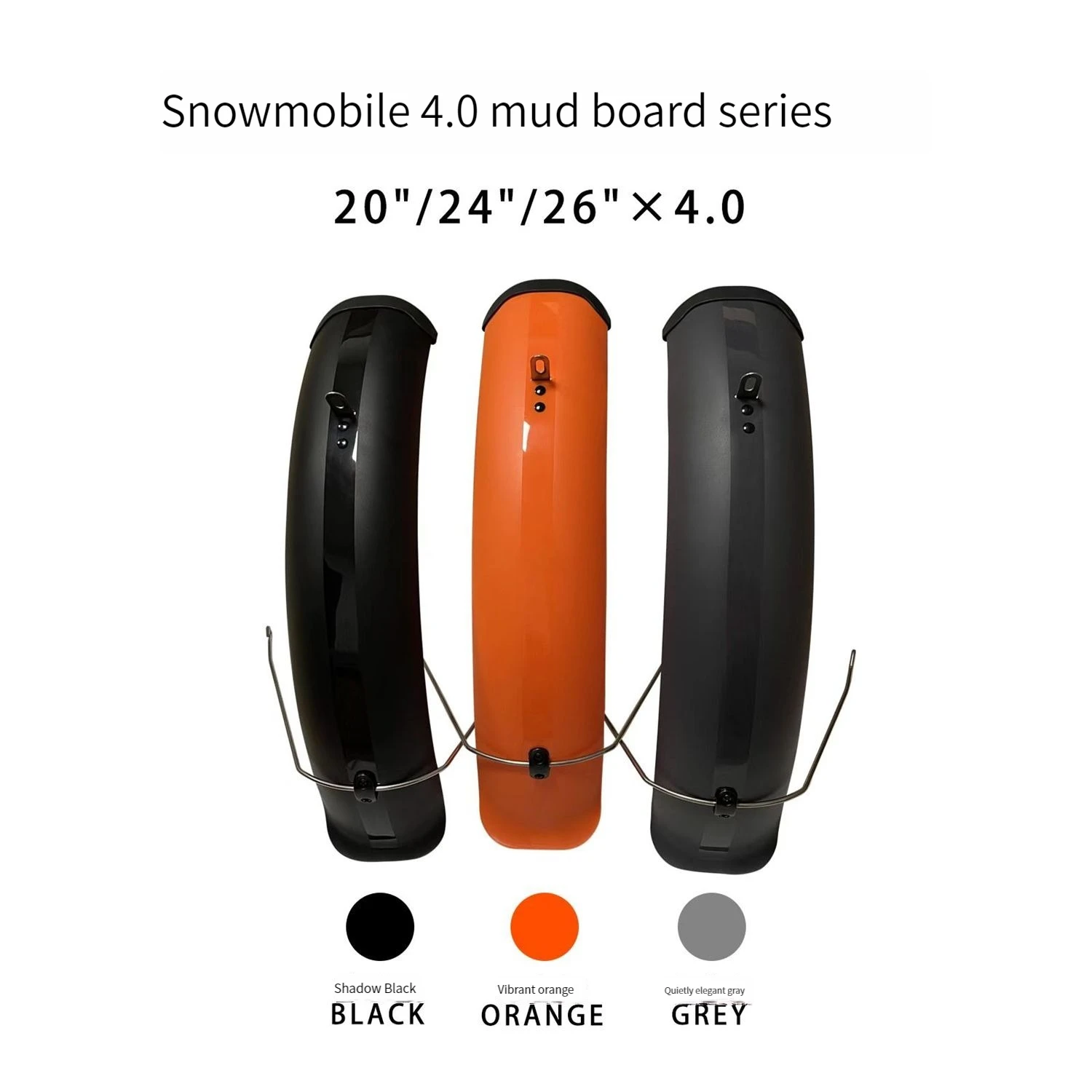 Bicycle-Fender-Set-20x4-0-Wide-Front-Rear-Mudguard-MTB-Off-road-Fat ...