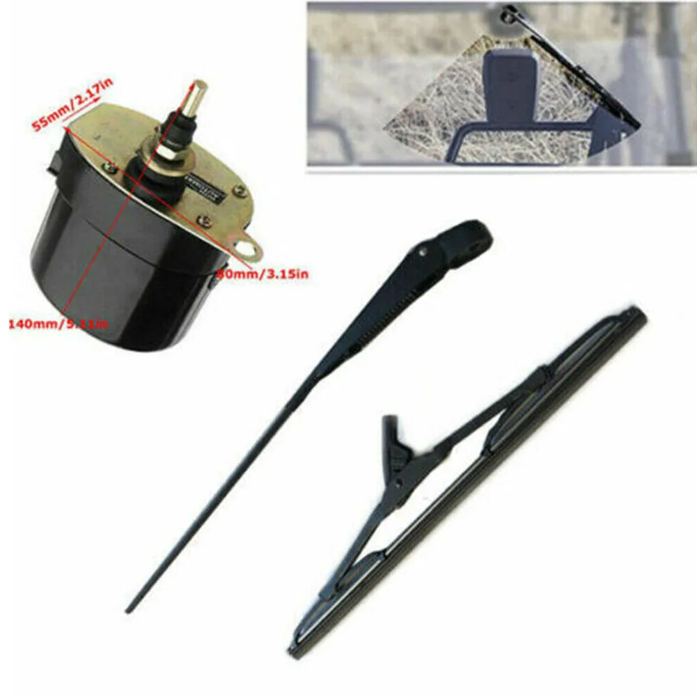 Electric-Windshield-Wiper-Motor-Kit-12V-Windshield-Wiper-Motor-With ...