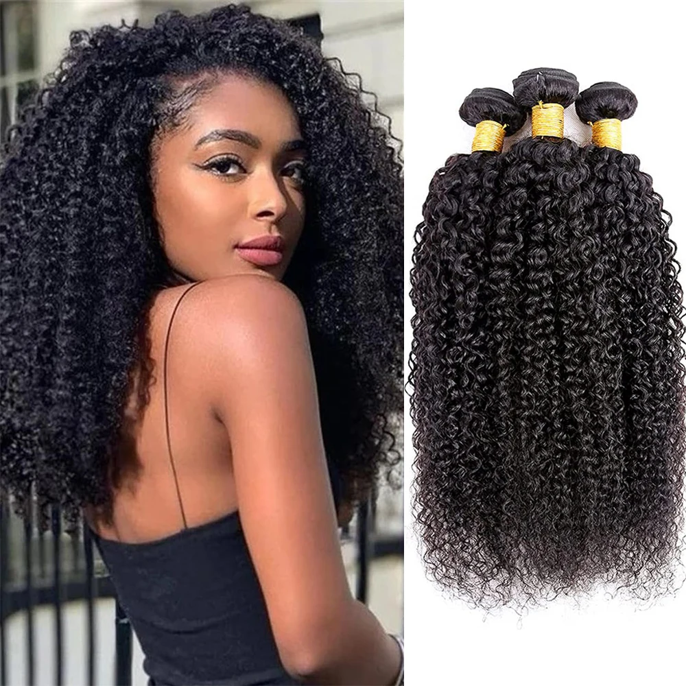 Mongolian-Afro-Kinky-Curly-Bundles-Human-Hair-Afro-Kinky-Bulk-Human ...