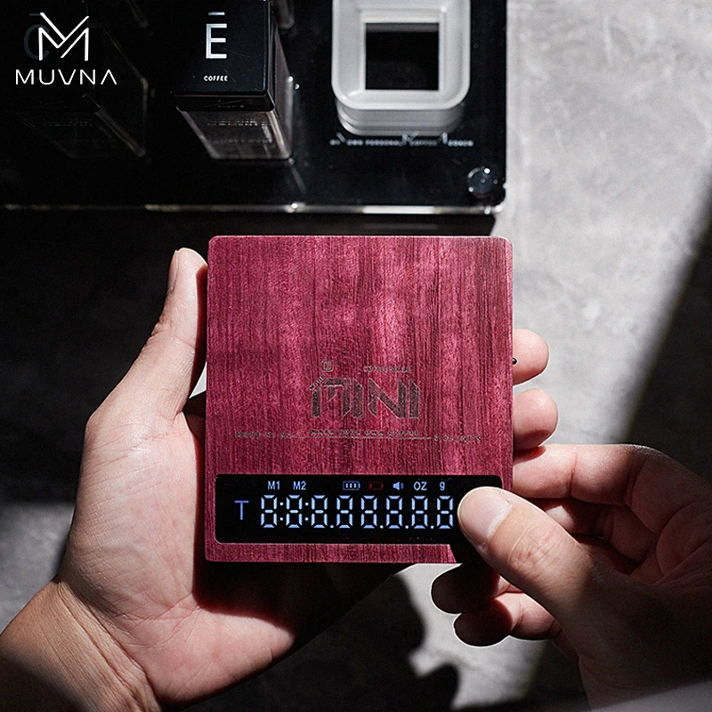 MUVNA-Mini-Digital-Wood-scale-Professional-Electronic-Coffee-Scale-for-Espresso-Hand-Drip-Coffee ...