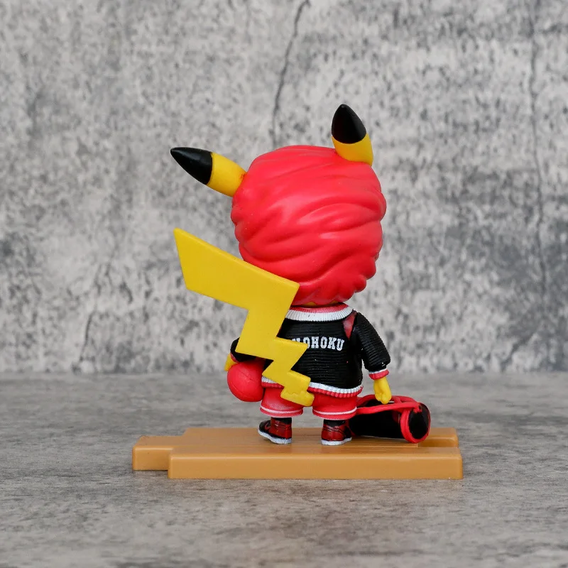 Pokémon Pikachu Cos Sakuragi Hanamichi SLAM DUNK Gk PVC Statue Action ...