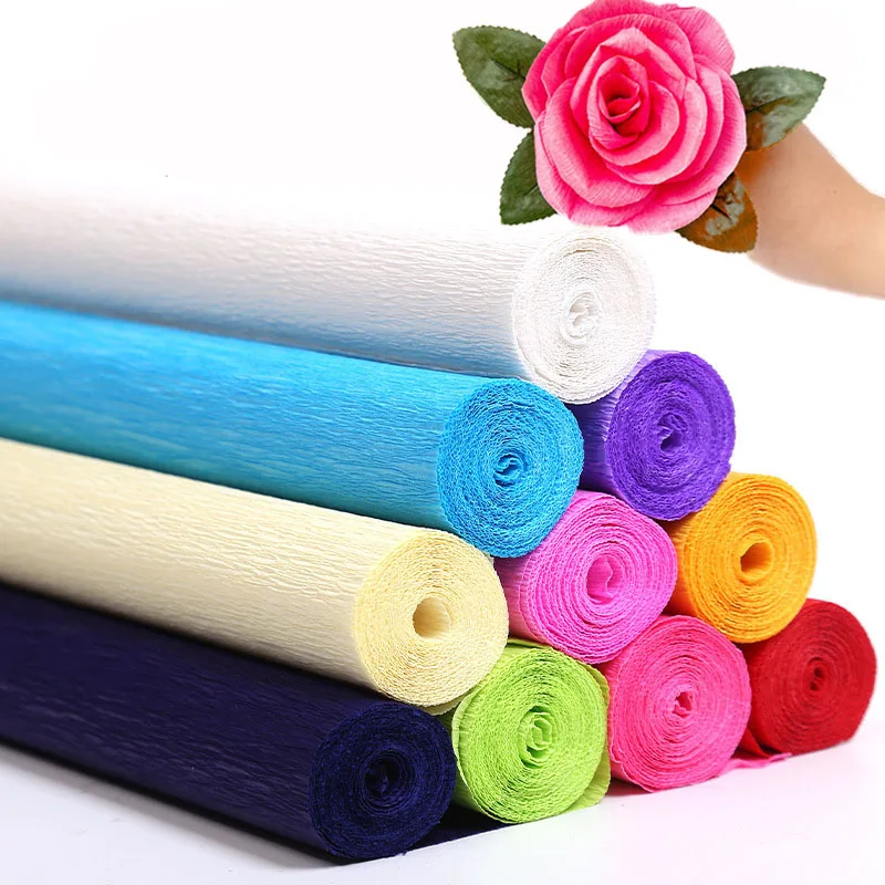 Colored Crepe Paper Roll – Crafting And Beyond