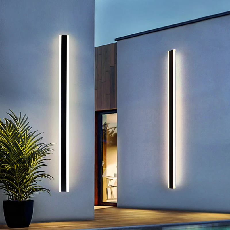 Modern-Waterproof-Outdoor-Long-Strip-LED-Wall-Lamp-IP65-Aluminum ...
