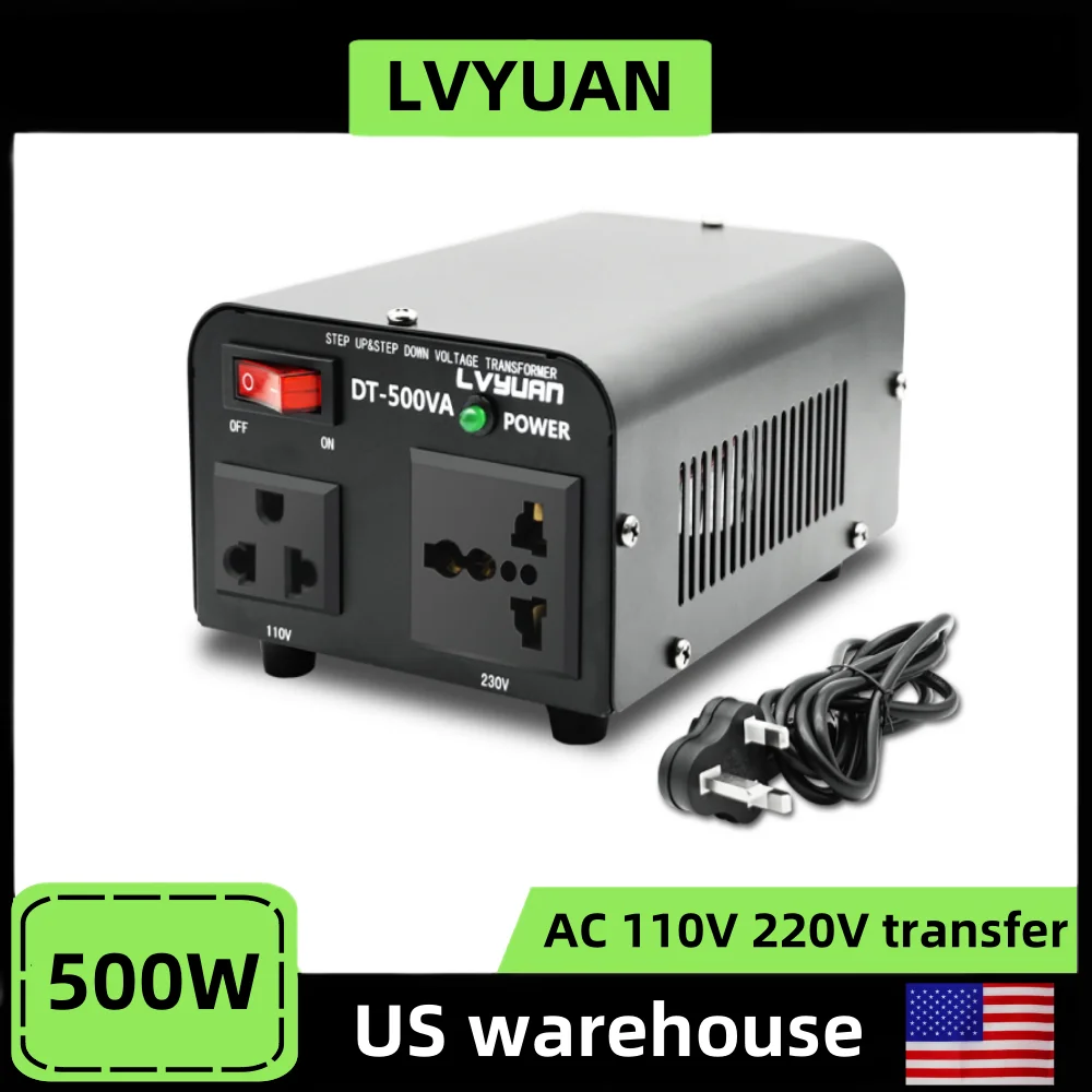 LVYUAN-Voltage-Transformer-800W-Universal-US-Socket-AC110V-220V-Voltage-Changer-Applicable-to ...