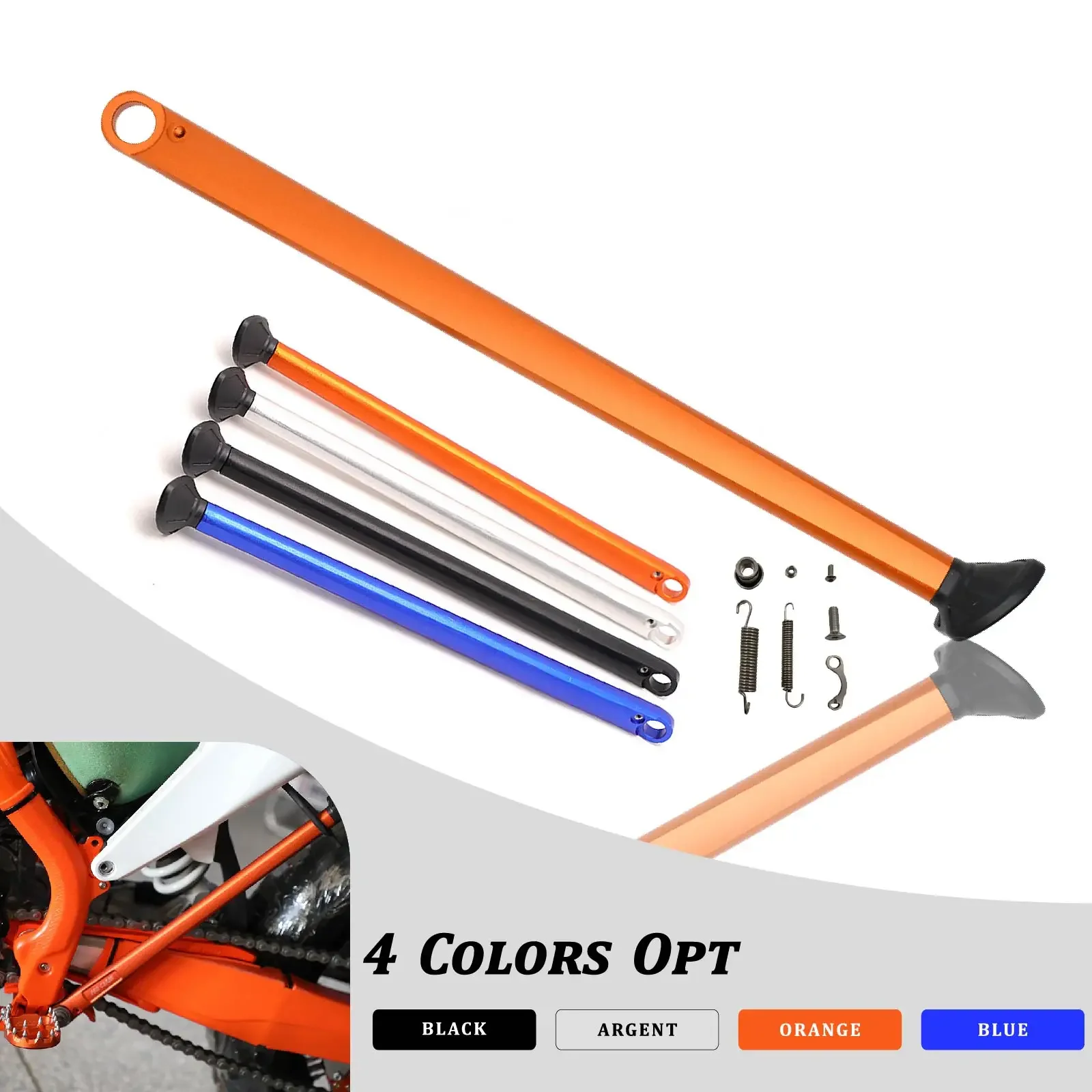 Motorcycle-Parking-Side-Stand-Kickstand-With-Spring-Kit-43cm-For-KTM-XC ...