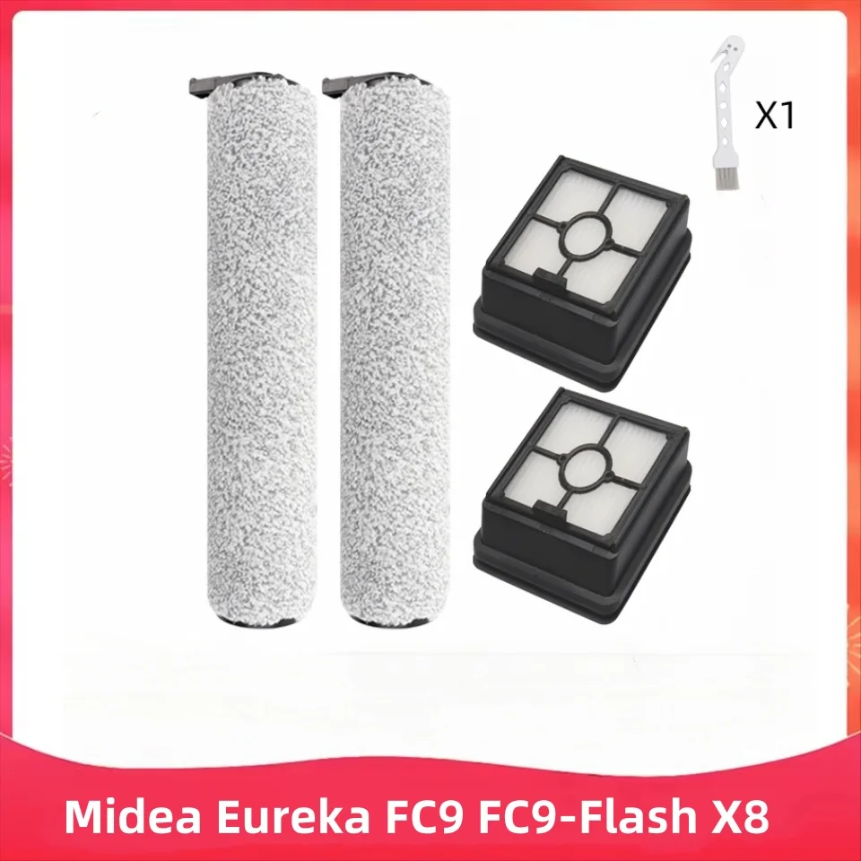 Smart Home Parts Roll Brush Hepa For Midea Eureka FC9 FC9-Flash X8 ...
