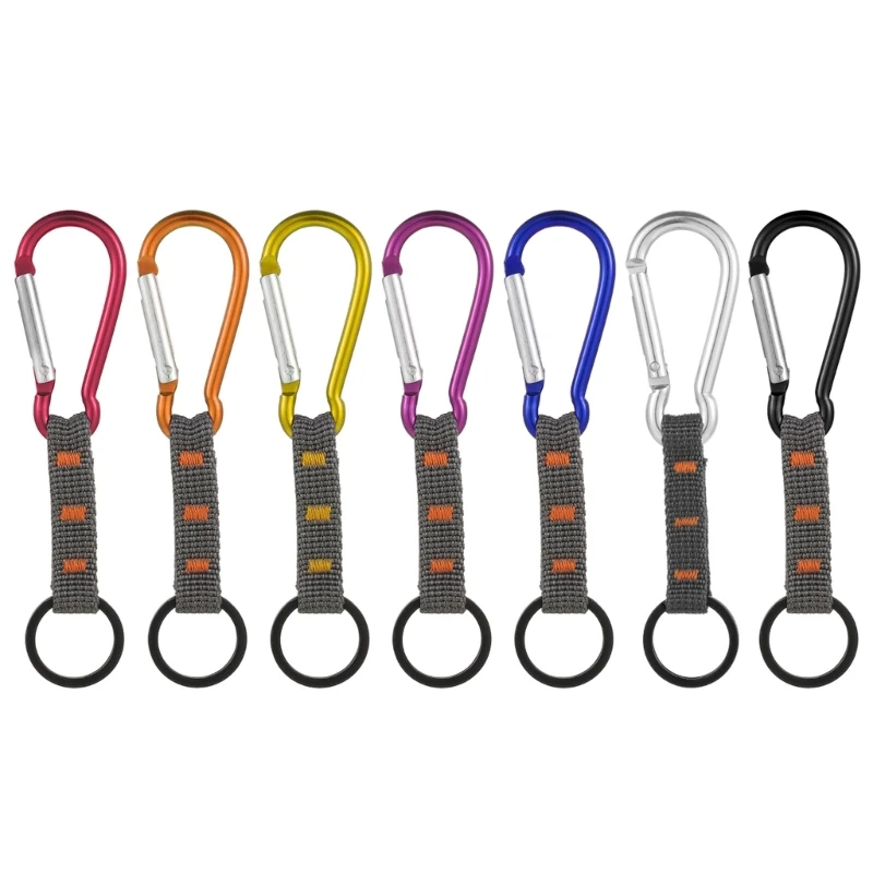 Nylon-Keychain-with-Carabiner-Nylon-Carabiner-Keychain-Clip-with-Strap ...