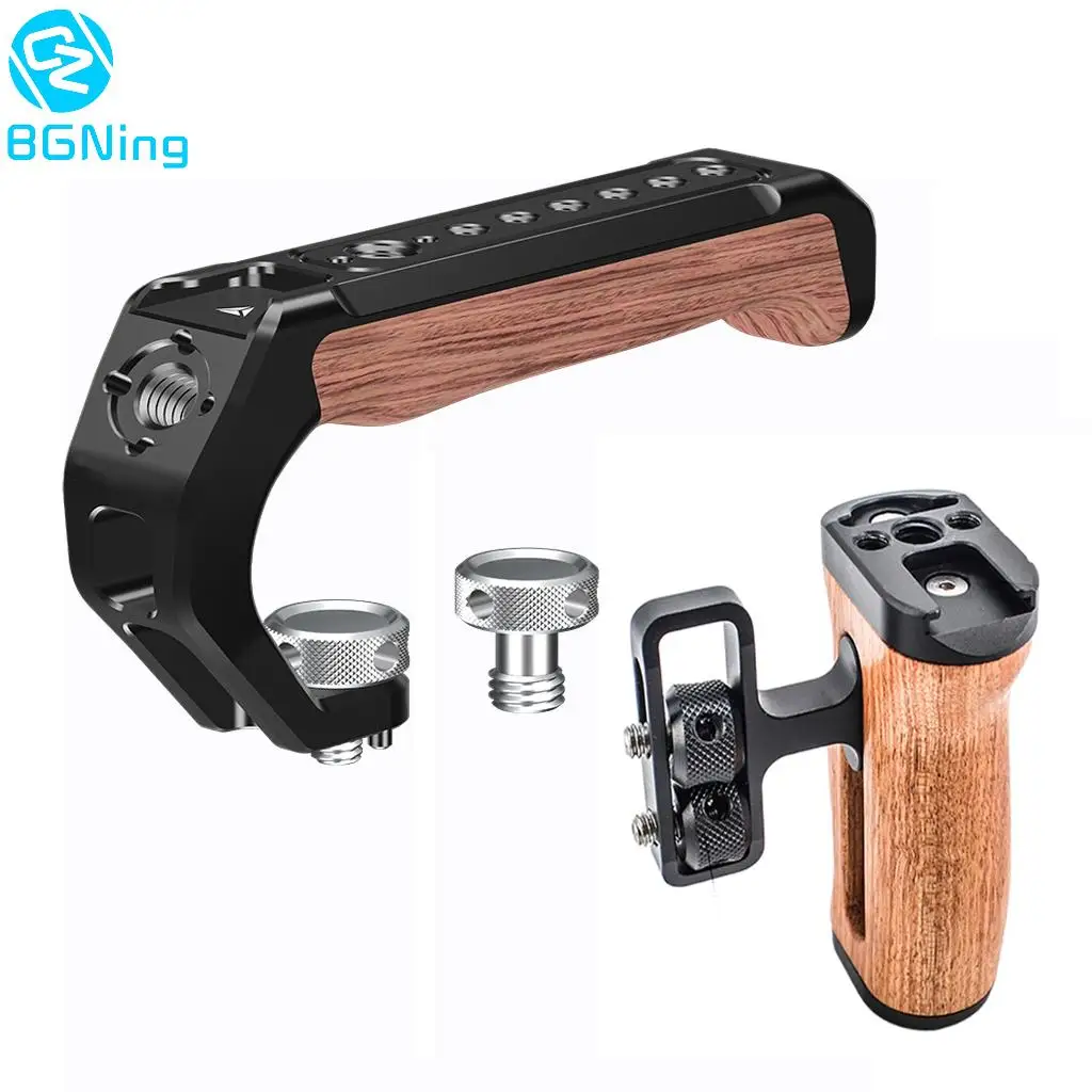 Universal-Camera-Rig-Wooden-Handle-Kit-Top-Side-Hand-Grip-1-4-Screw-for ...