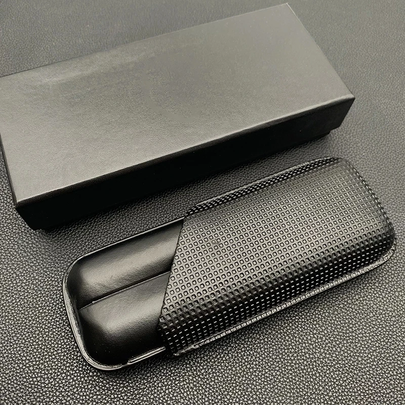 Cow Leather Humidor Accessories | Leather Travel Humidor Case | Travel ...