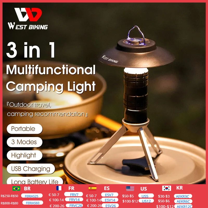 Portable-Camping-Light-with-Magnetic-USB-Rechargeable-3-Lighting-Modes ...