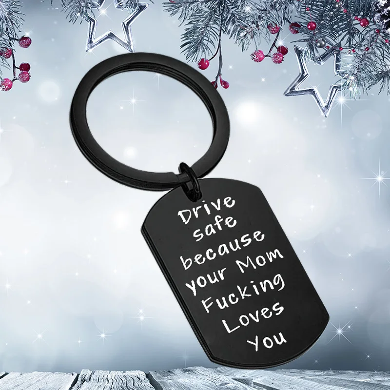 New-Daughter-Son-Driver-Gifts-Keychain-pendant-Driver-Safe-key-chain ...