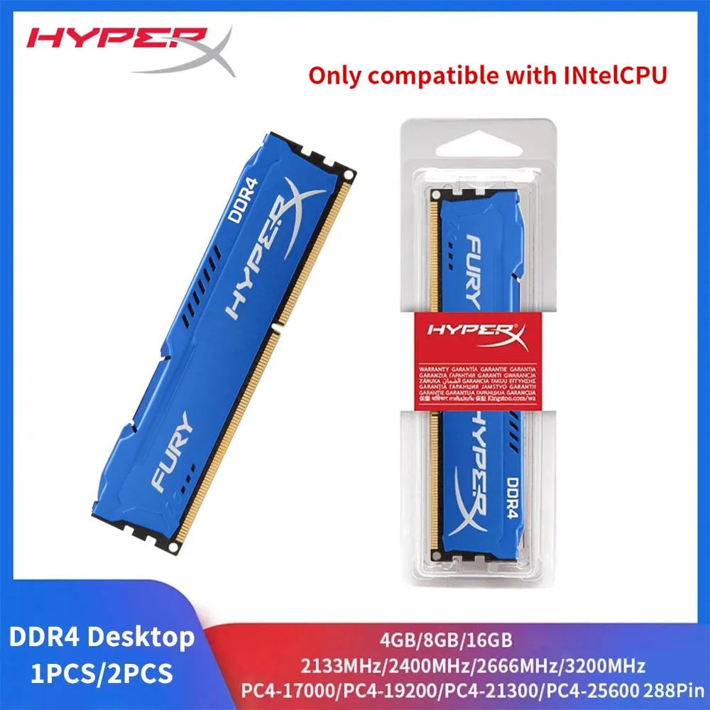 HyperX-Fury-Desktop-Memory-para-CPU-Intel-DDR4-4GB-8GB-16GB-3200MHz ...