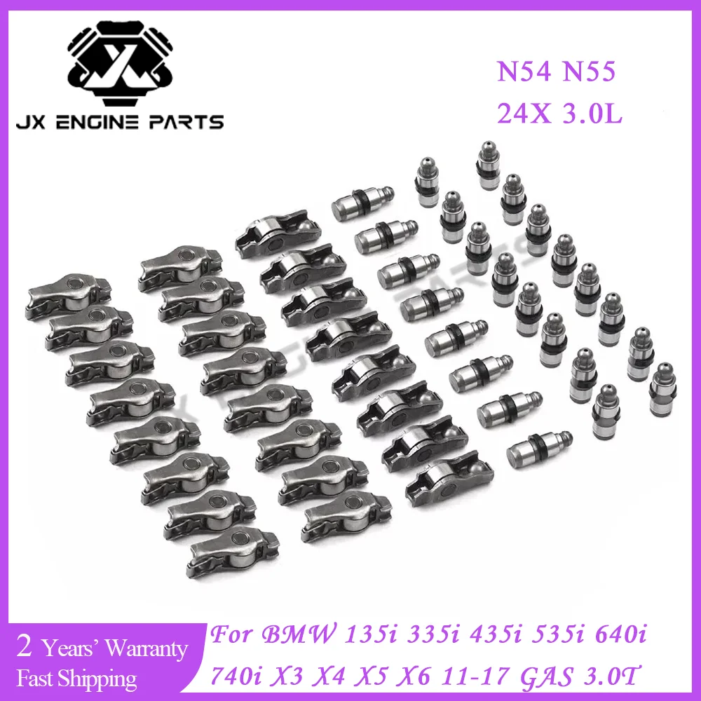 N54 N55 Engine 24X Lifter Rocker Arms Set For BMW 3.0 135i 335i 435i ...