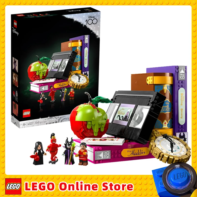 LEGO-43227-Disney-100th-Villain-Icons-2-VHS-cases-A-Video-tape-Poison ...