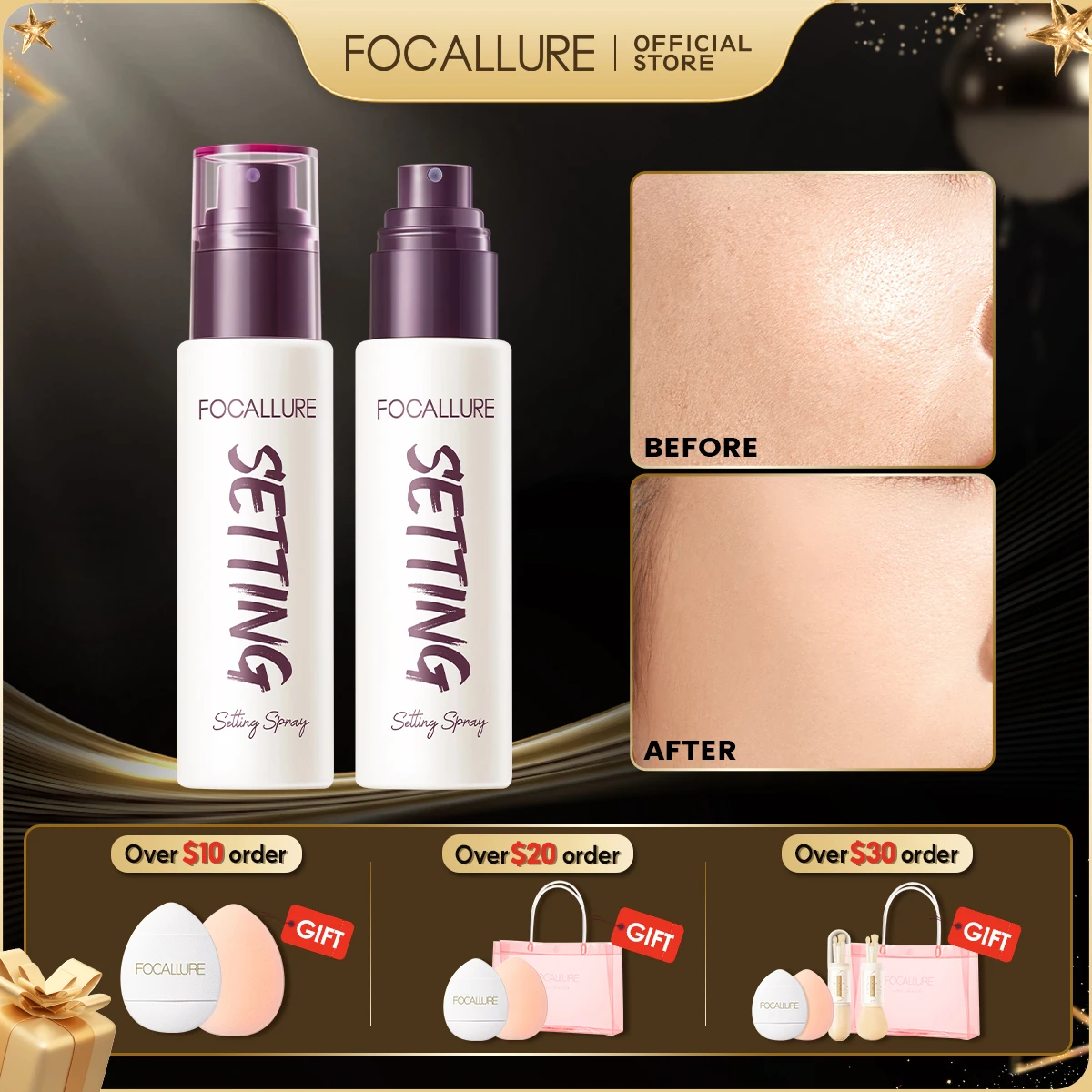 FOCALLURE-Moisturizing-Lightweight-Spray-Fixer-Lotion-Hydrate-Oil ...