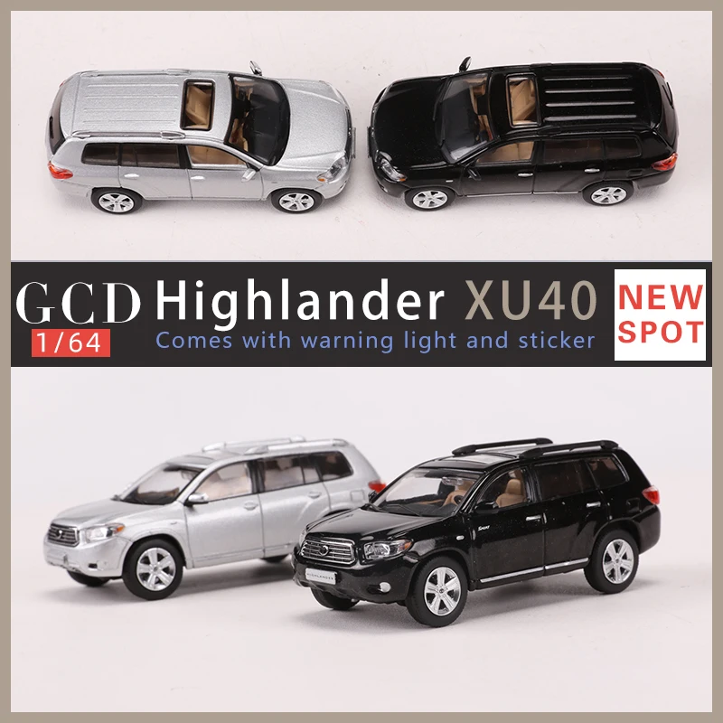 GCD 1:64 Toyota Highlander XU40 Diecast Alloy Model Car| | - AliExpress