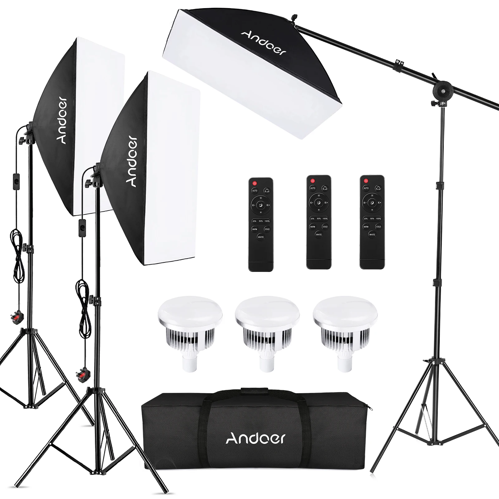 Andoer-Studio-Photography-Light-Kit-Softbox-Lighting-Set-with-85W-2800K ...