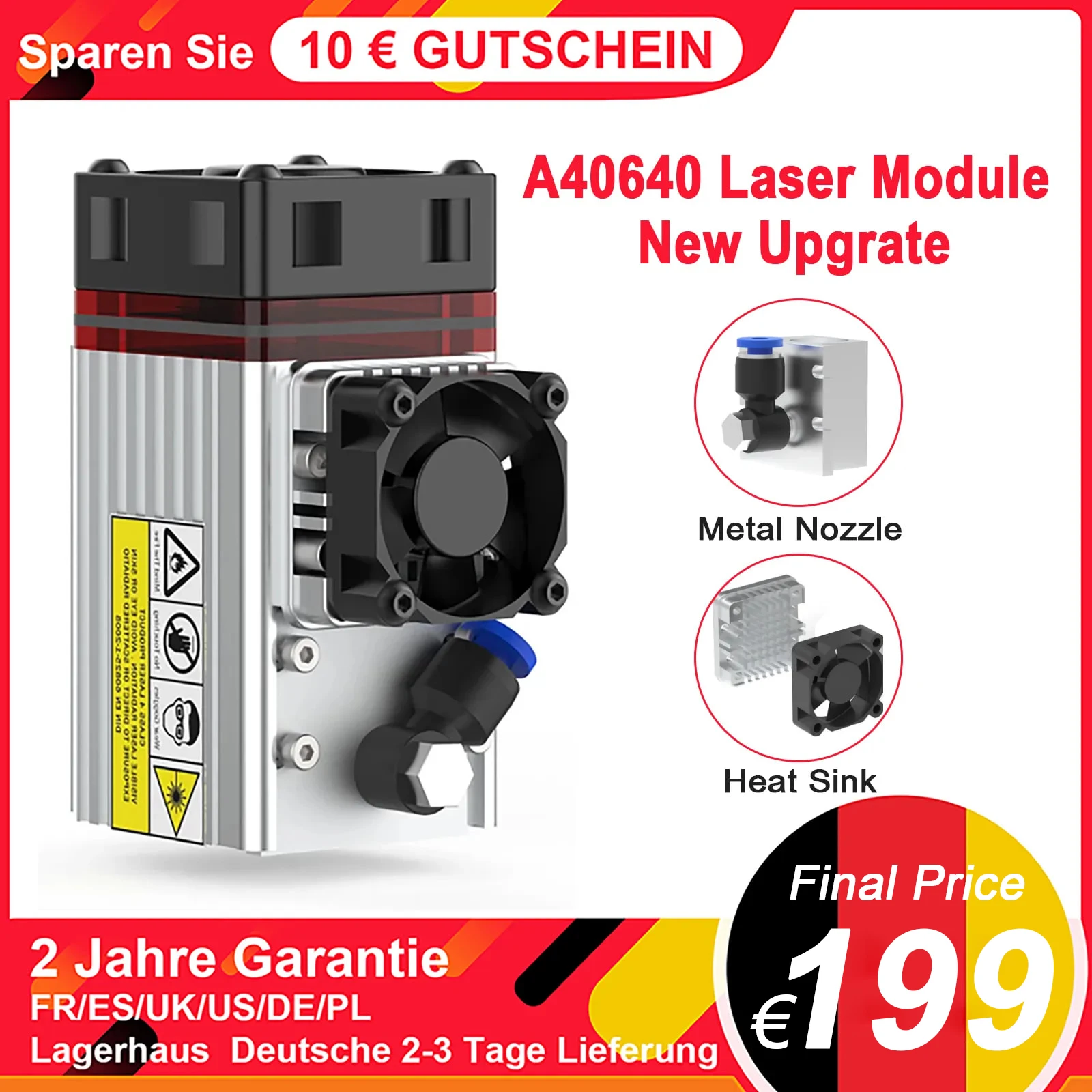 OAKEROO-80W-Dual-Diode-Laser-Module-For-CNC-Laser-Engraving-Cutting ...