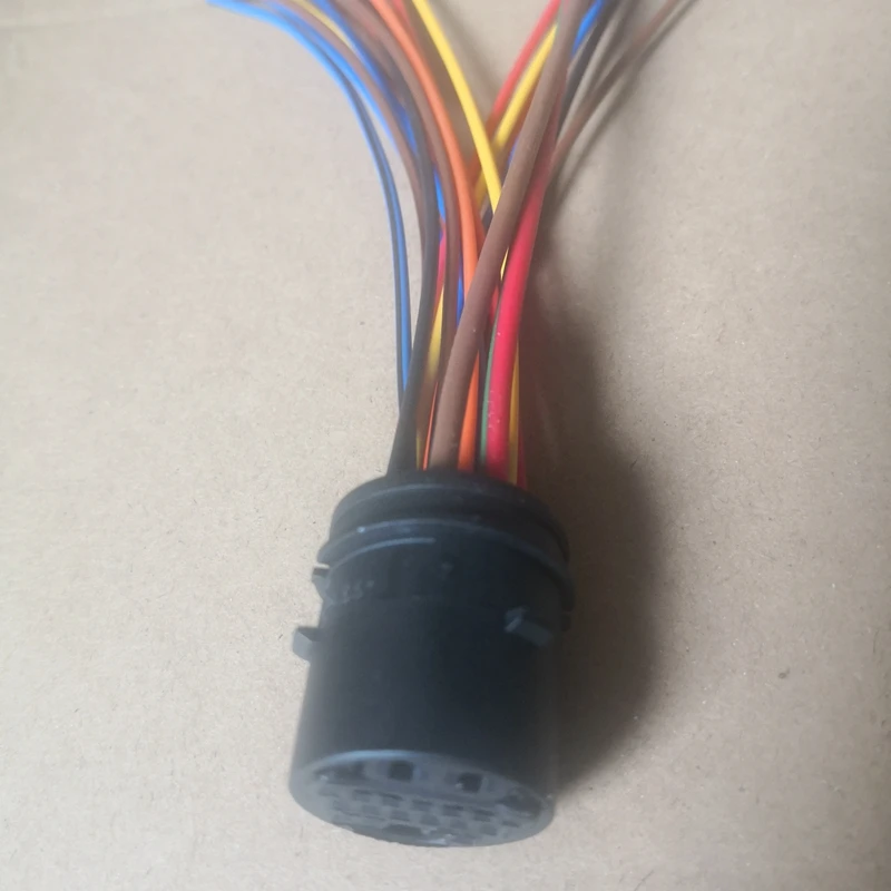 19-Pin-Way-Rear-Door-Connector-Plug-With-30cm-Wire-Cable-For-OPEL ...