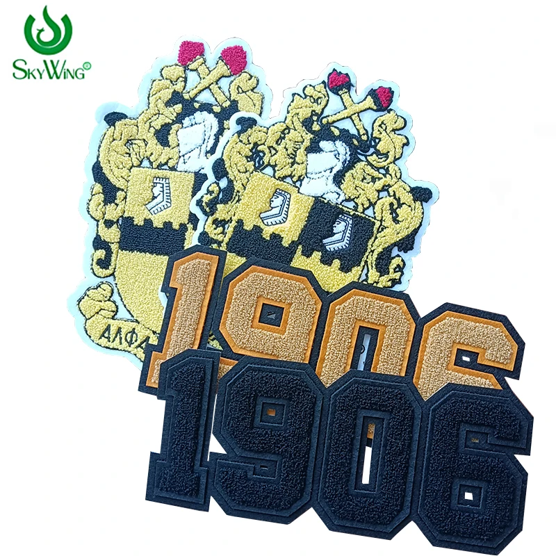 Chenille-Old-Gold-Greek-Number-1906-Alpha-Phi-Alpha-Fraternity-Towel-Embroidery-Hot-Press-Iron ...