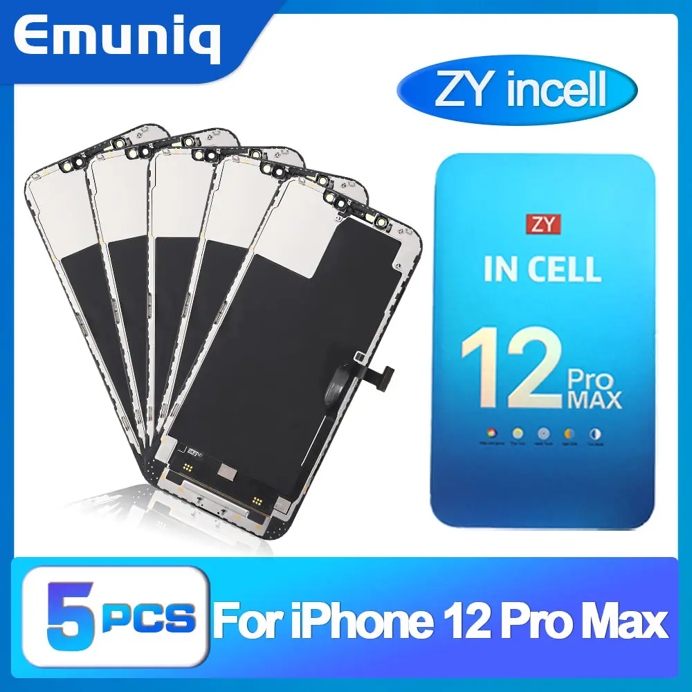 5 Pcs ZY Incell for iPhone 12 Pro Max LCD Display Touch Digitizer ...