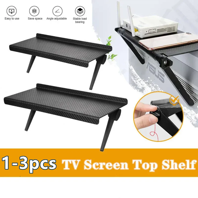 Adjustable-Storage-Rack-TV-Screen-Top-Shelf-Computer-Monitor-Desktop ...