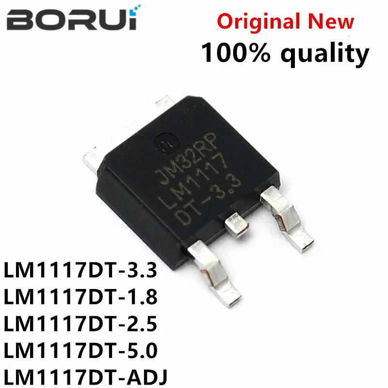 10pcs LM1117DT-3.3 TO252 LM1117-3.3 L1117-33 LM1117DT TO-252 LM1117DT-1.8 LM1117DT-2.5 LM1117DT ...
