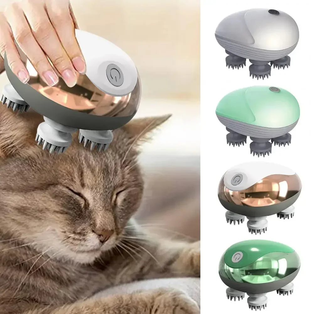 Cat-Massager-Waterproof-Soft-Head-Comfortable-Adjustable-Modes-Handheld ...