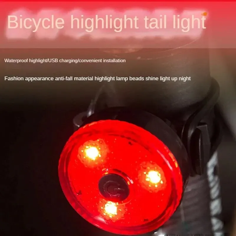 Bicycle-Mini-Round-Taillights-Waterproof-MTB-Bike-Lamp-Night-Warning ...