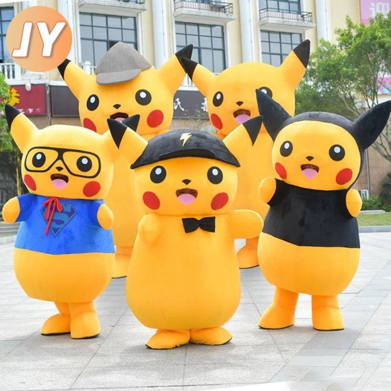 MINISO-Pikachu-Mascot-Costume-Yellow-Pikachu-Mascot-Costume-Advertising ...
