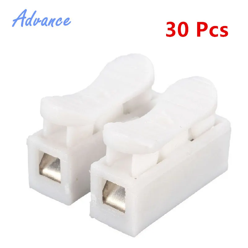 30pcs CH2 Quick Splice Lock Wire Connectors 2Pins Electrical Cable ...