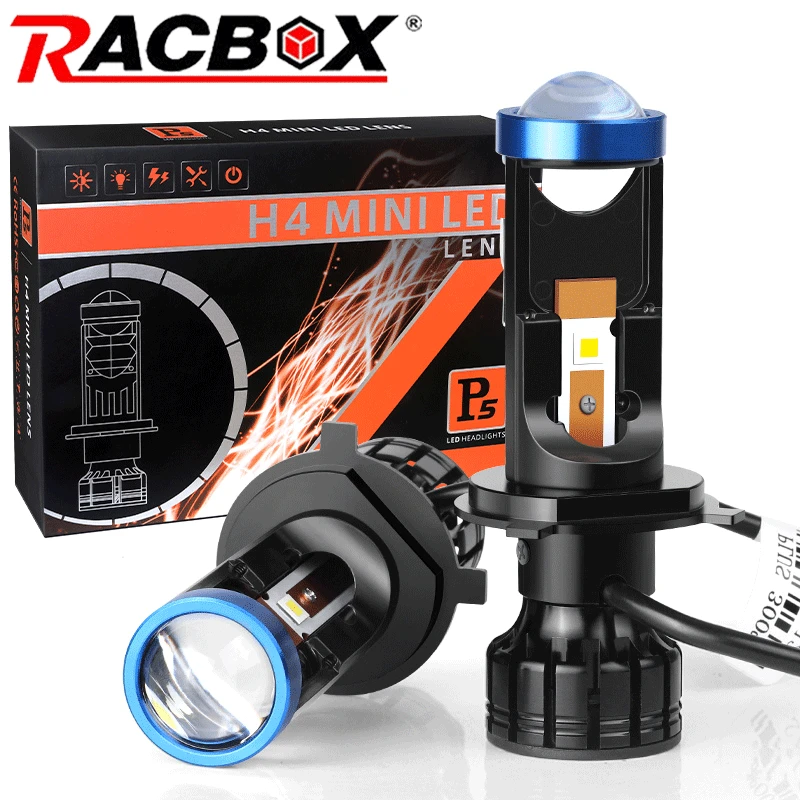 H4-Mini-Projector-Lens-P5-H7-LED-Lens-Light-High-Low-Beam-3500LM-6000K ...