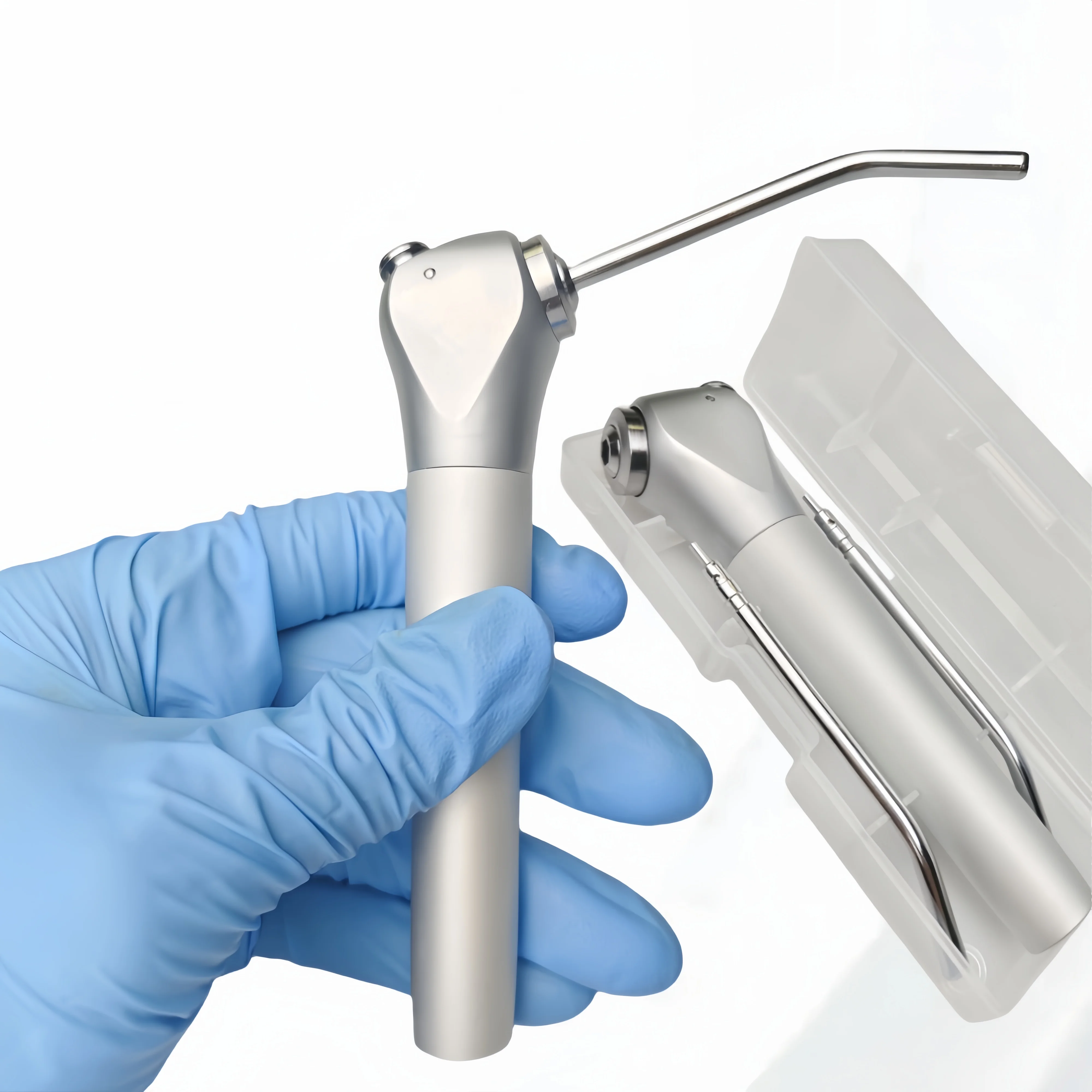 Dental-Triple-Way-Syringe-Handpiece-Air-Water-Spray-with-2-Nozzles-Tips ...