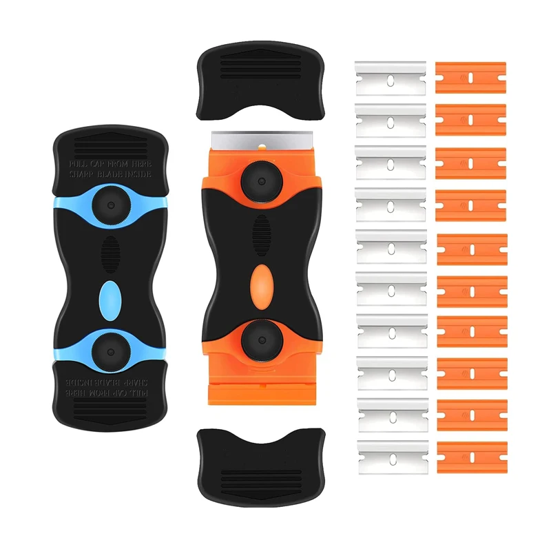 Razor-Blade-Scraper-2-in-1-Scraper-Cleaning-Tool-with-Plastic-Metal ...
