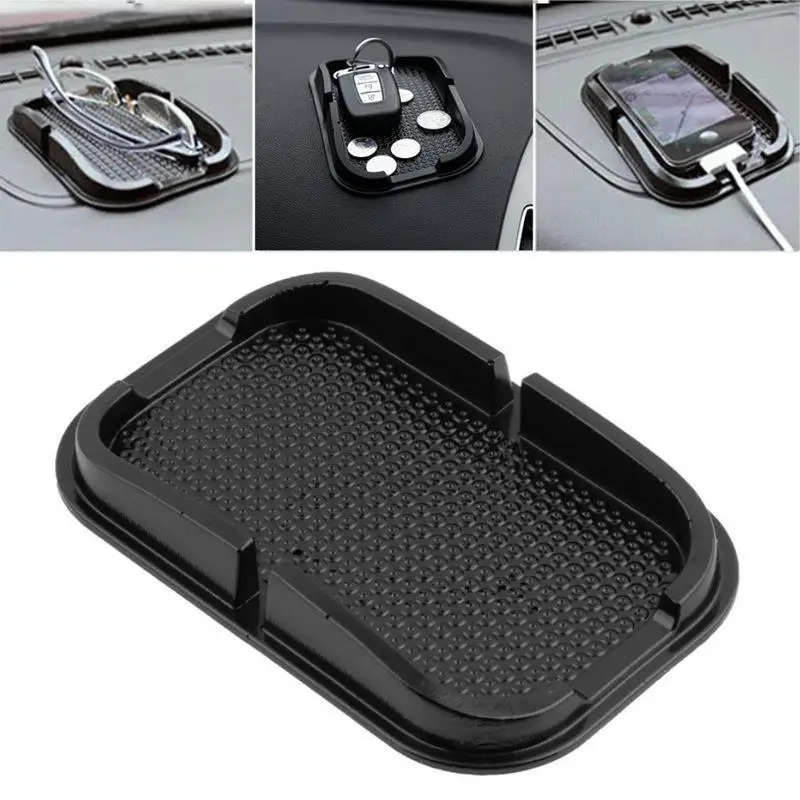 Car-Mobile-Phone-mat-Holder-Non-Slip-Dashboard-Mat-Grip-Mount-Black-Car ...