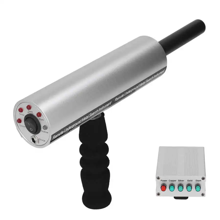 Metal-Detector-Tool-Aluminum-Silver-14m-Depth-800m-Range-Handheld ...