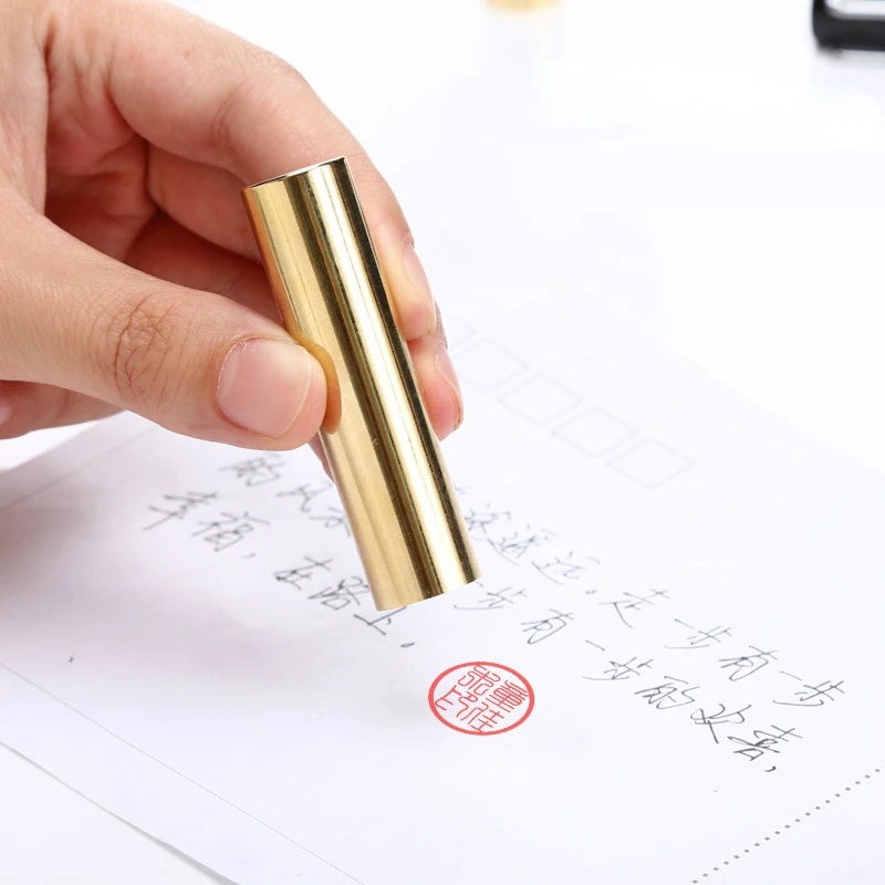 Hard-Pen-Customized-Seal-Portable-Metal-Personal-Stamps-Round-Chinese ...