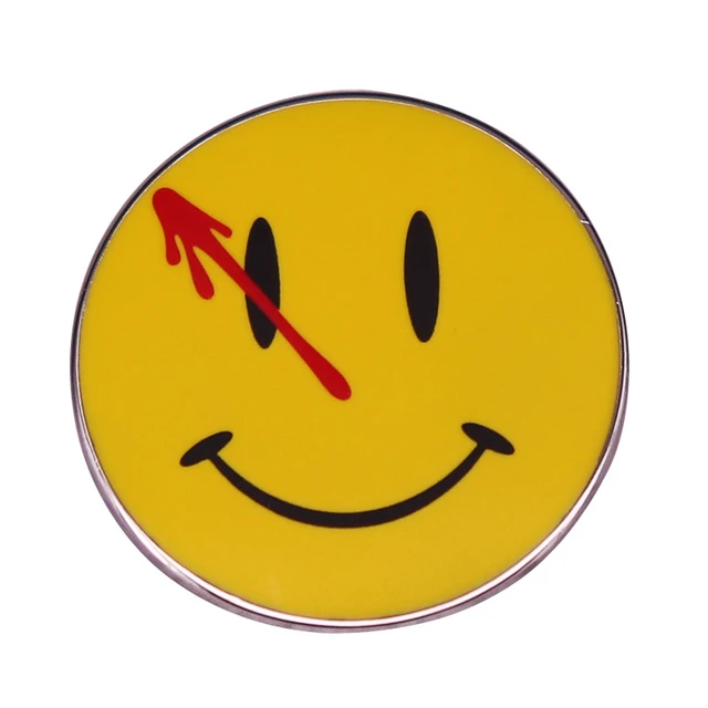 Watchmen Smiley Face Button
