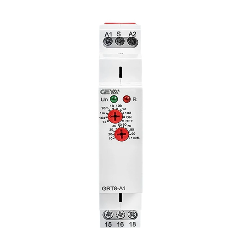 Haak Switch GEYA GRT8-A Electronic 16A SPDT ON Delay Timer Relay Time ...