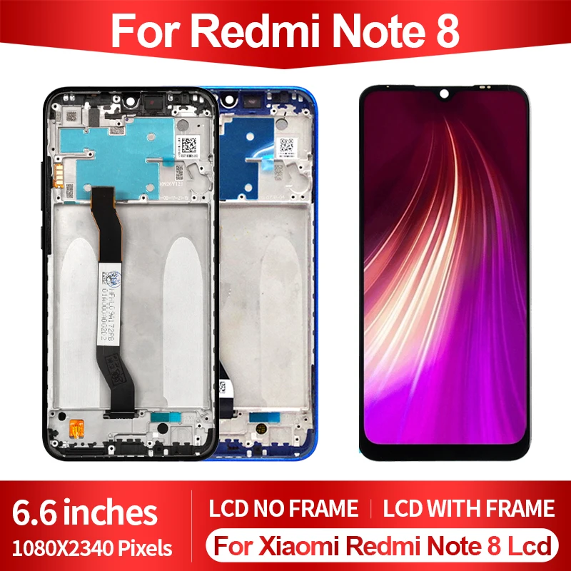 New 6.3 Inch For Xiaomi Redmi Note 8 Display Touch Panel Screen ...