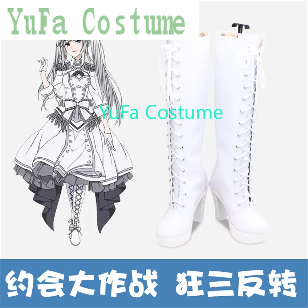 DATE-A-LIVE-Tokisaki-Kurumi-Nightmare-Cosplay-Shoes-Boots-Game-Anime ...