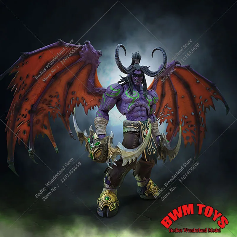 In-Stock-WOW-HEROTOYS-24cm-Illidan-Stormrage-Demon-Hunter-Elf-Yudean ...