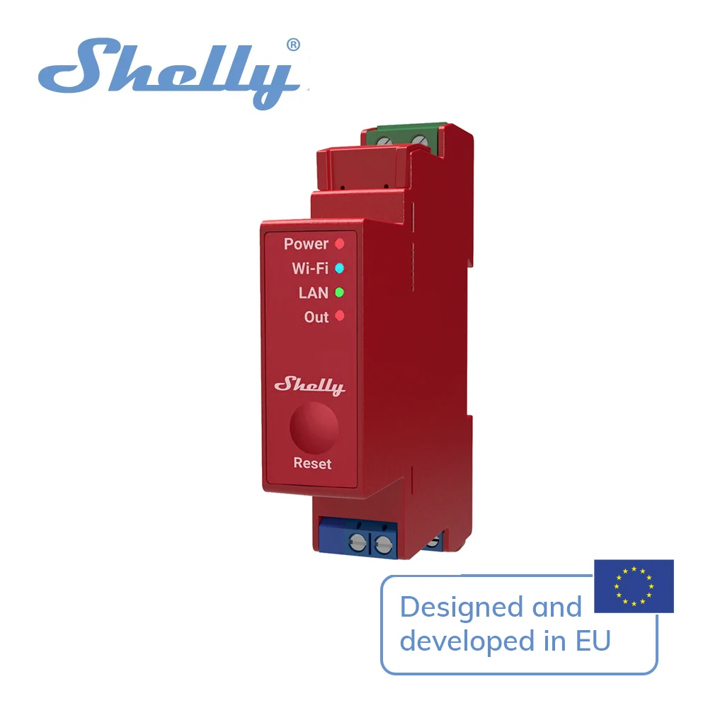 Shelly-Pro-1PM-1-Channel-16A-Relay-Switch-Wi-Fi-Home-Facility ...