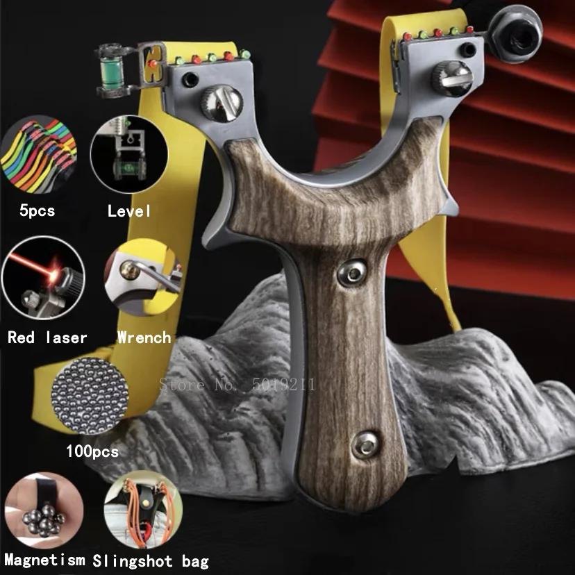 High Rubber Slingshot Catapult | Catapult Outdoor Game Hunting - 2023 ...