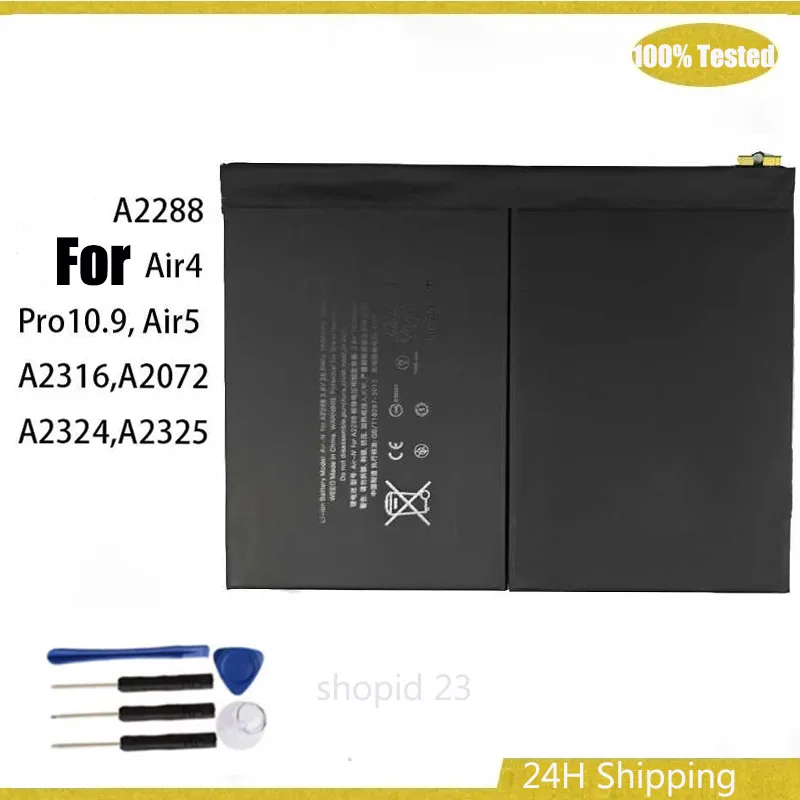 ipad Air 4 pro 10 .9 Air4 Air5A2316,A2072A2324,A2325 태블릿 배터리 + 도구 용 새 ...