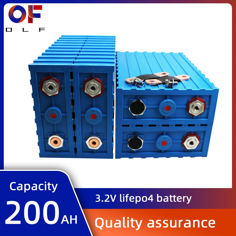 200AH Lifepo4 Battery 3.2V Lithium Iron Phosphate 12V 24V 48V Deep ...