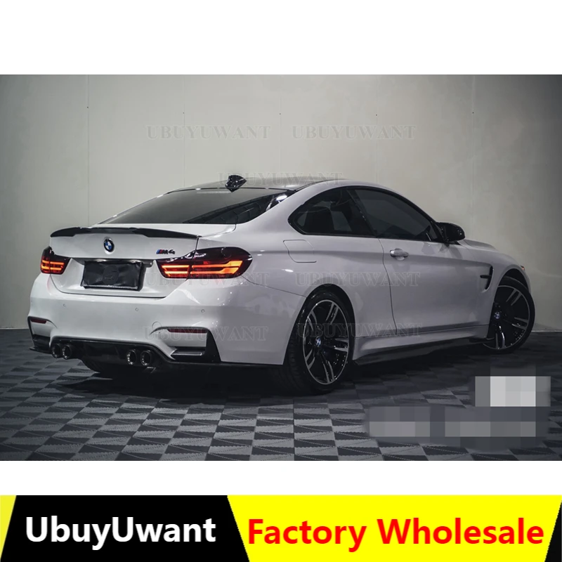 Real Carbon Fiber Rear Boot Trunk Wings Spoiler For BMW 4 Series F32 2 ...